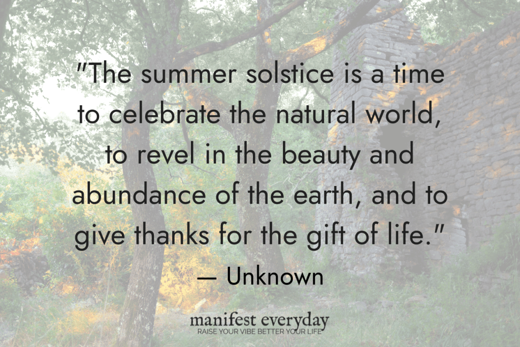 Summer Solstice for Personal Growth and Renewal