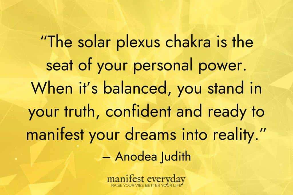 Solar Plexus Chakra Meaning: 15 Powerful Affirmations to Ignite Your ...