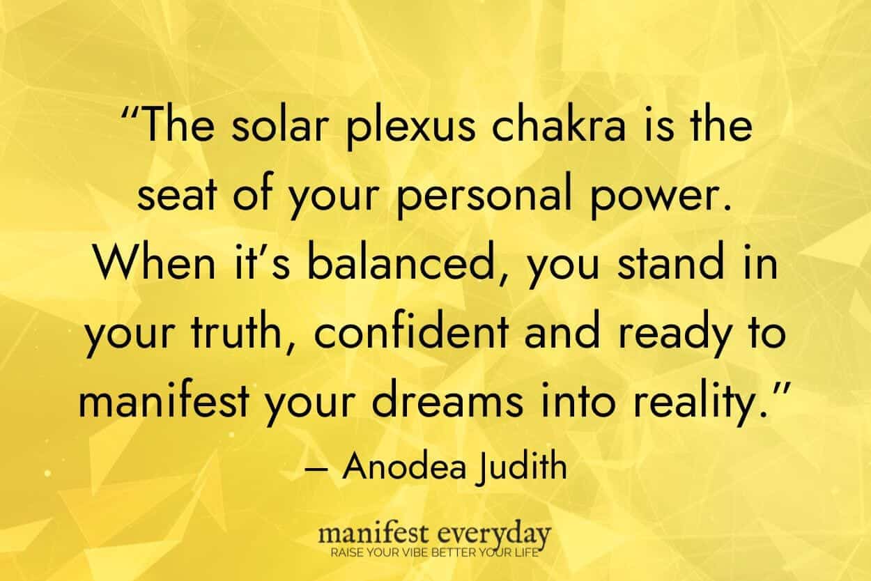 Solar Plexus Chakra Meaning: 15 Powerful Affirmations to Ignite Your ...