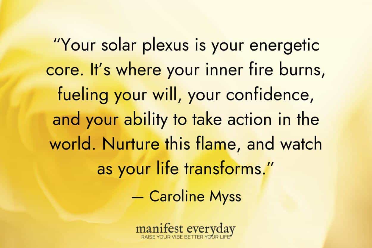Solar Plexus Chakra Meaning: 15 Powerful Affirmations to Ignite Your ...