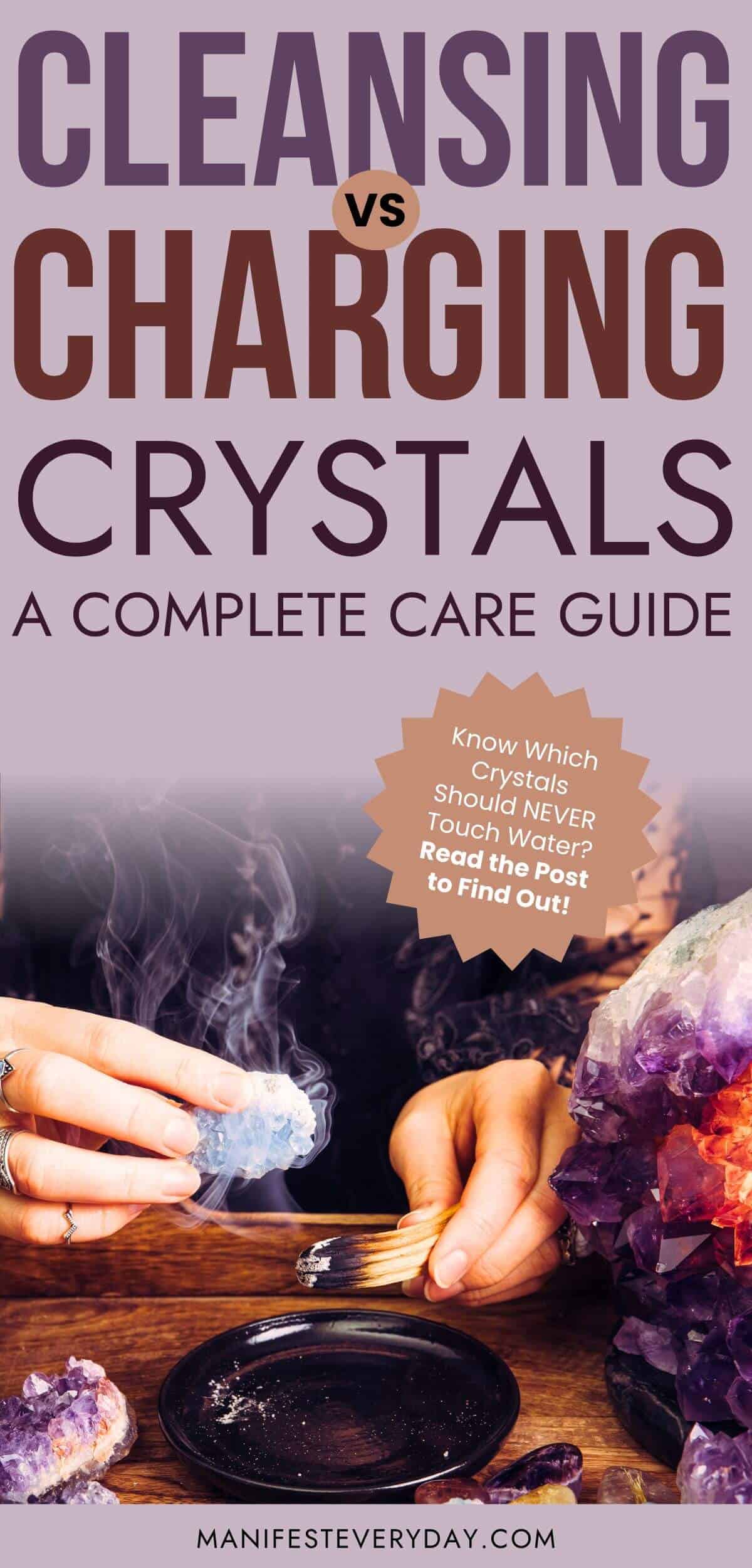 Cleansing vs Charging Crystals: A Complete Care Guide