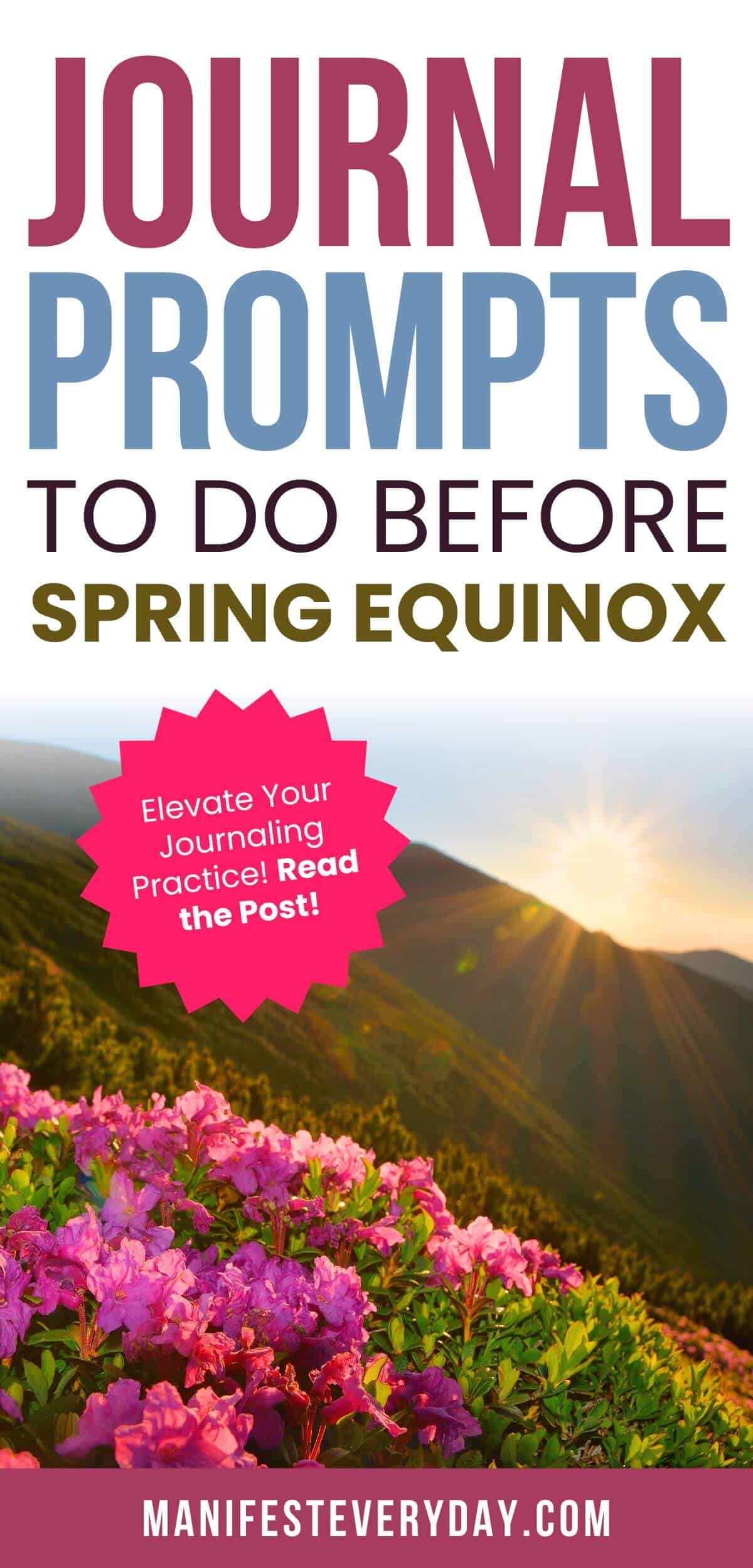 30 Spring Equinox Journal Prompts for Deep Transformation