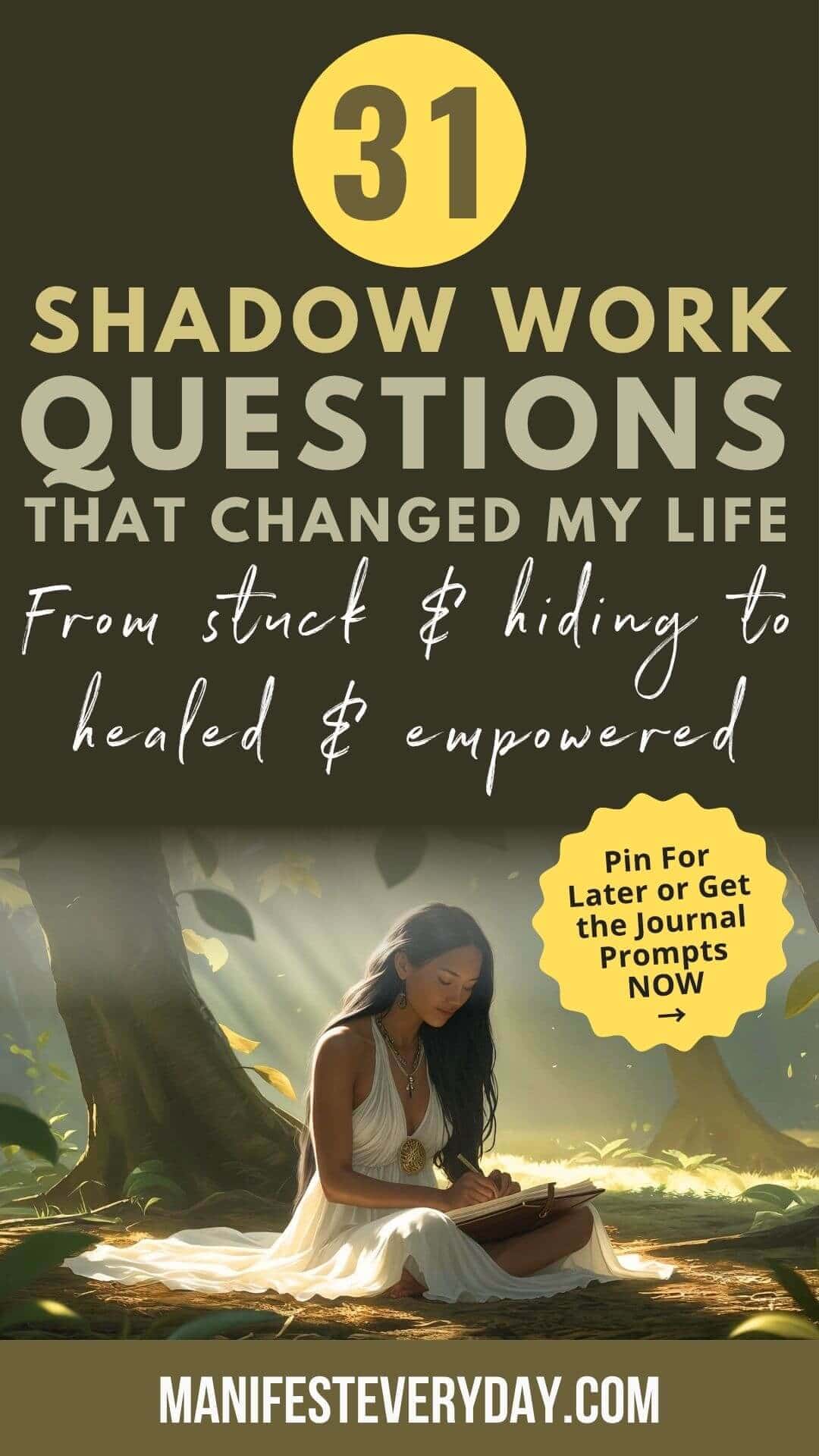 31 Shadow Work Journal Prompts for Deep Emotional Healing